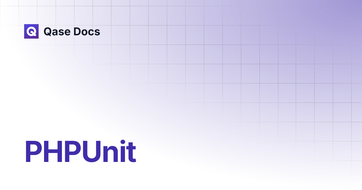 PHPUnit | Qase Docs